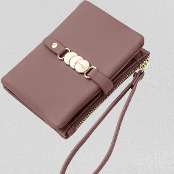 Bags | Small Wallet Strap With Zipper Wrist Strap Purse For Ladies ...